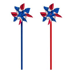 Patriotic Pinwheel (Pack of 6) | FlagandBanner.com