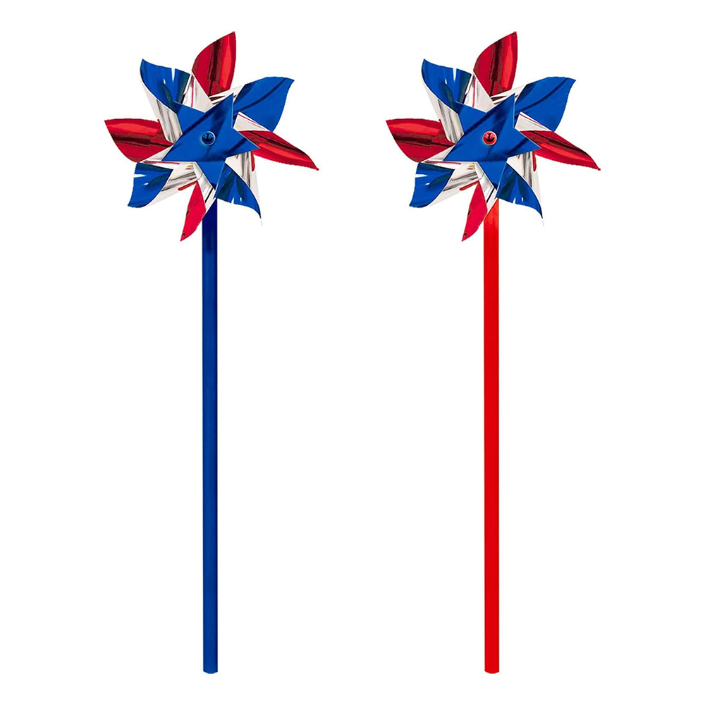 Patriotic Pinwheel (Pack of 6) | FlagandBanner.com