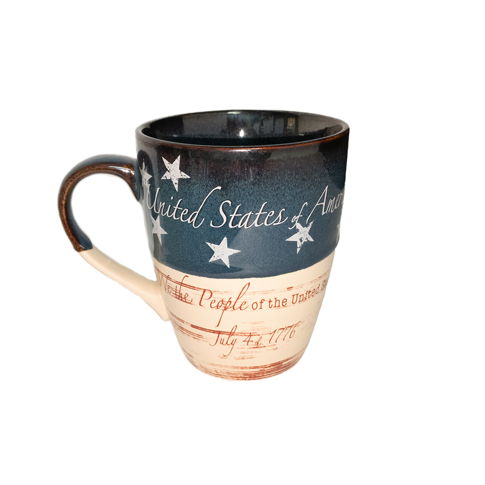 USA 2-Tone Mug (16 oz.) | FlagandBanner.com