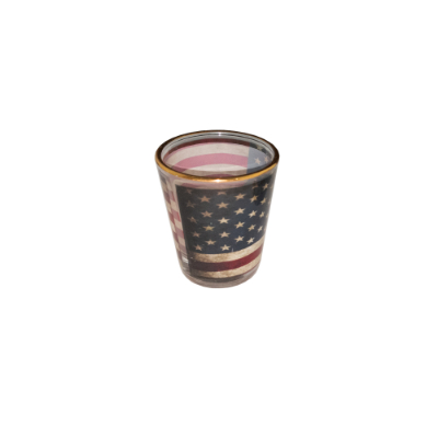 Rustic Flag Deluxe Shot Glass (1.5 oz.) | FlagandBanner.com