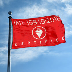 BSI IATF 16949:2016 Certified Flag (3 ft x 5 ft) | FlagandBanner.com