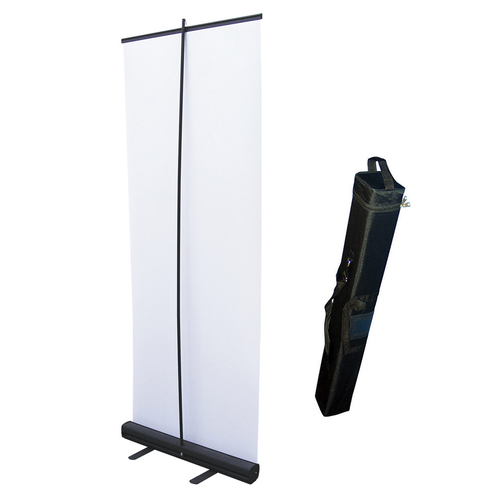 Economy Single Retractable Banner Stand (Black Stand for 31-1/2 in ...