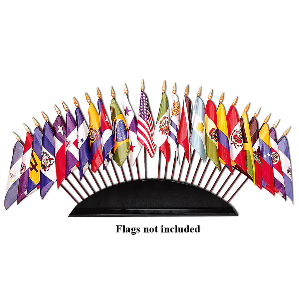 Base for 35 Miniature 4 x 6 in. Flags | FlagandBanner.com