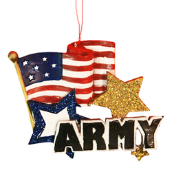 US Flag Amy Ornament | FlagandBanner.com