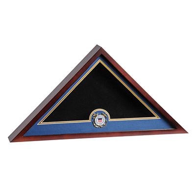 Coast Guard Medallion Flag Display Case | FlagandBanner.com