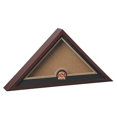 Fire Fighter Medallion Display Case for 5 ft. x 9-1/2 ft. Flag ...