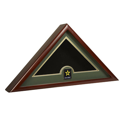 Go Army Medallion Display Case for 5 ft. x 9-1/2 ft. Flag ...