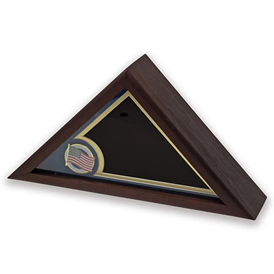 US Flag Medallion Display Case for 3 ft. x 5 ft. Flag | FlagandBanner.com