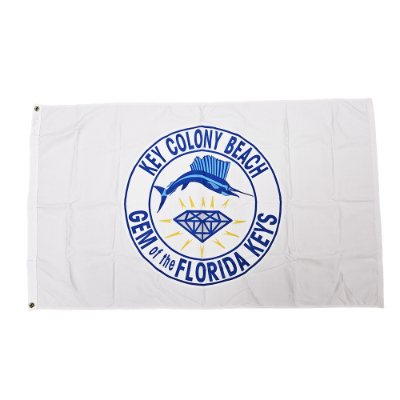 City of Key Colony Beach Applique Flag 3 ft x 5 ft | FlagandBanner.com