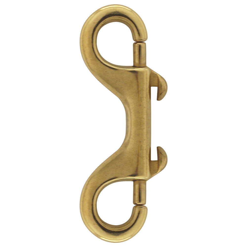 Brass Double Snap Hook | FlagandBanner.com