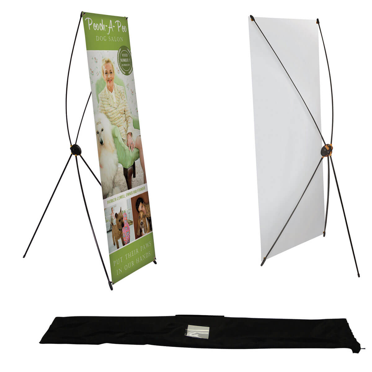 Economy Banner Display with Banner | FlagandBanner.com