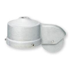 Stationary truck (pulley) cap style, holds a single halyard ...