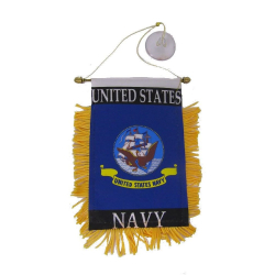 Navy Mini Banner | FlagandBanner.com