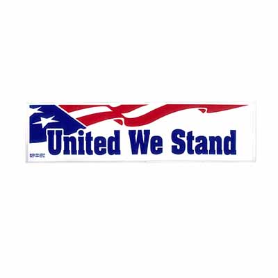 United We Stand Bumper Sticker | FlagandBanner.com