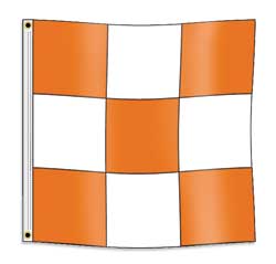 Airfield Vehicle Safety flag | FlagandBanner.com