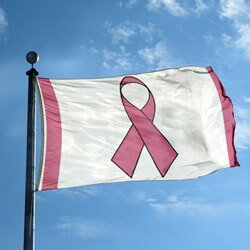 Pink Ribbon Flag | FlagandBanner.com