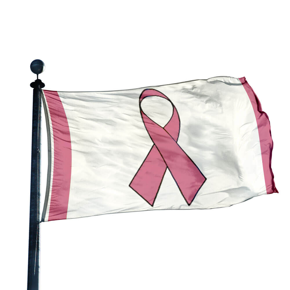 Pink Ribbon Flag | FlagandBanner.com