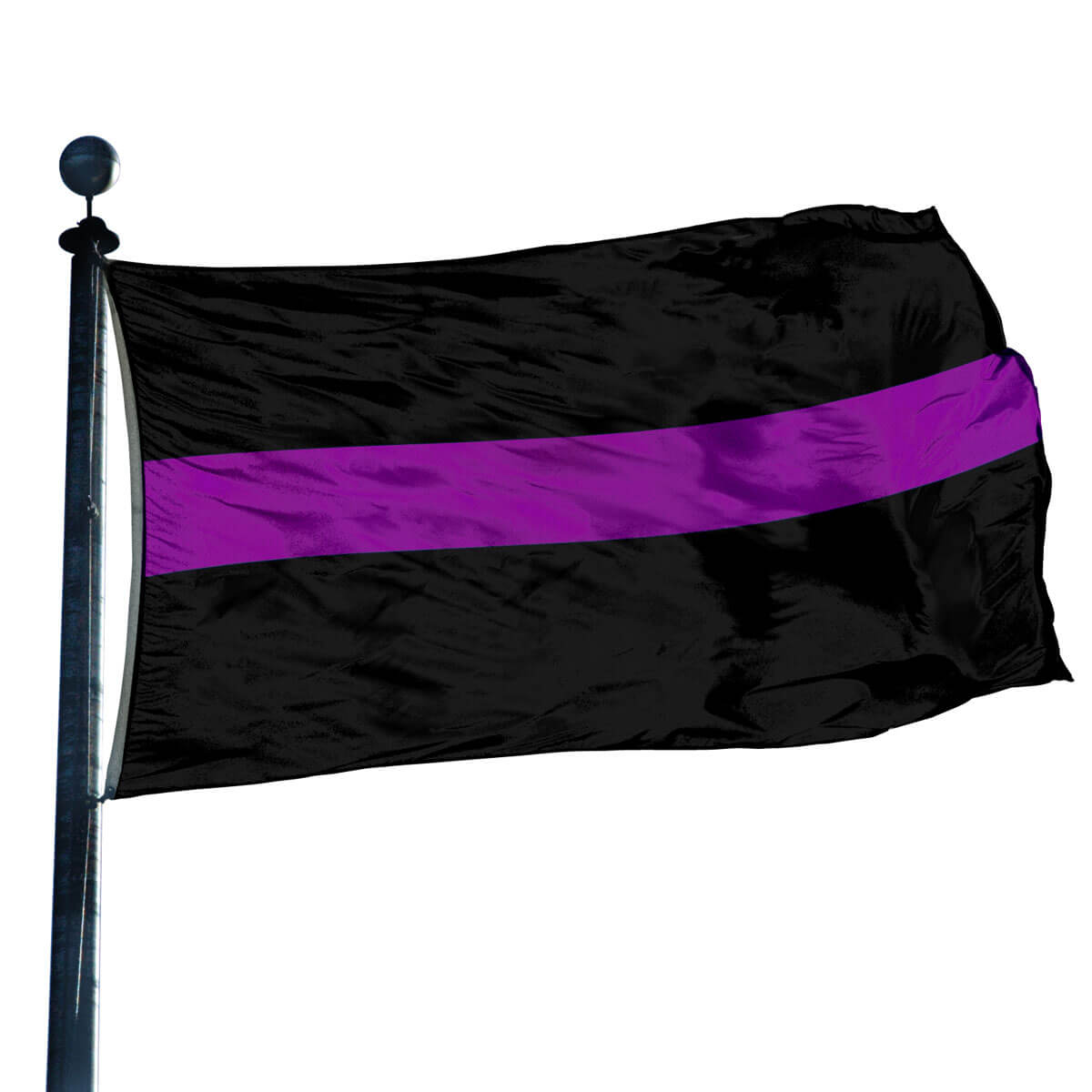 Thin Purple Line Flag | FlagandBanner.com