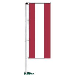 Triple Stripe Rotator Drape Banner | FlagandBanner.com