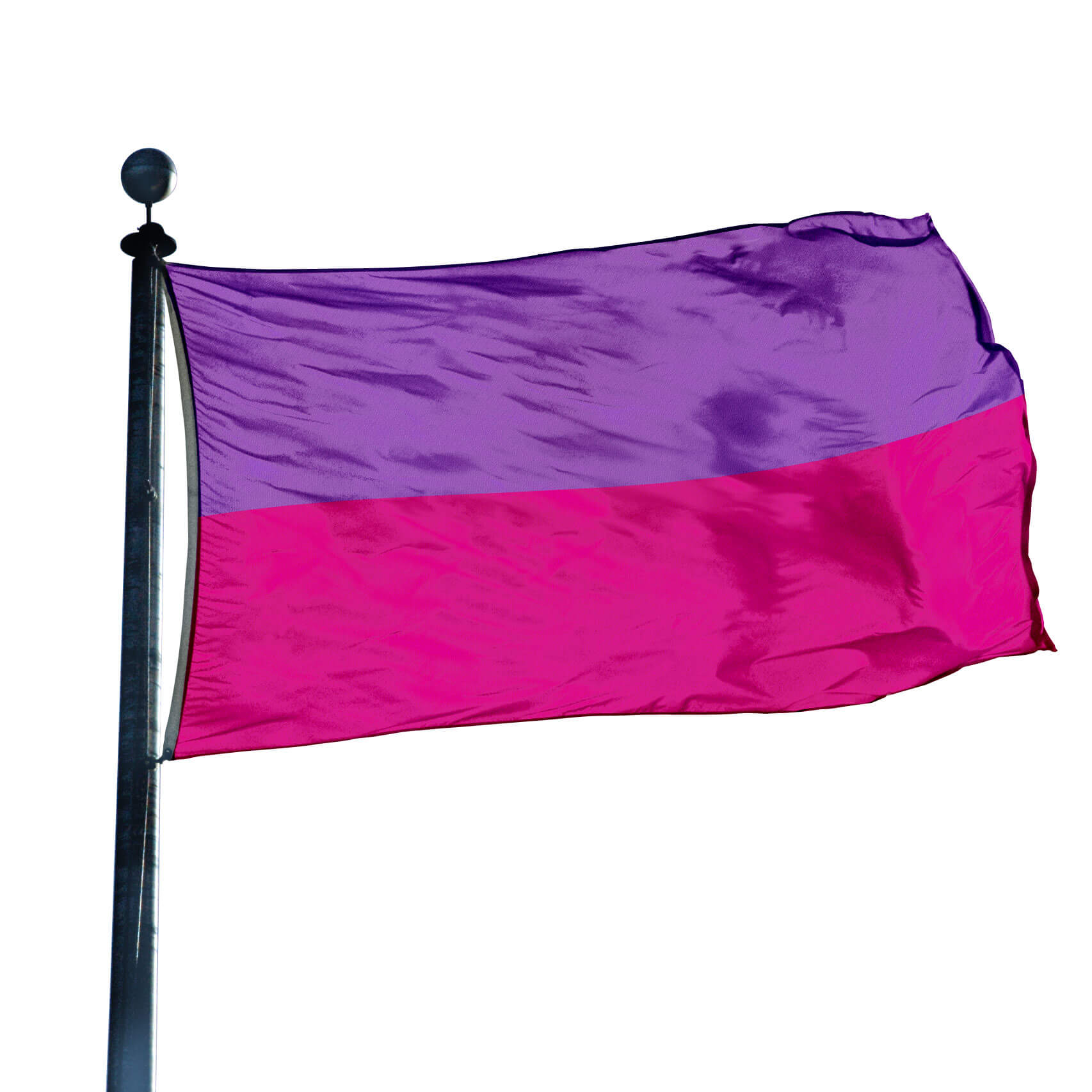 Double Stripe Flag: Lavender/ Magenta | FlagandBanner.com