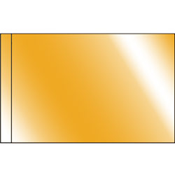 Color Flag with Pole Hem: Gold Foil | FlagandBanner.com