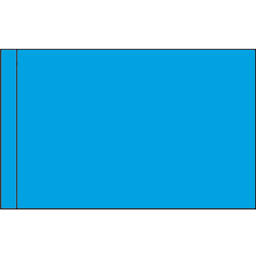 Color Flag with Pole Hem: Process Blue | FlagandBanner.com