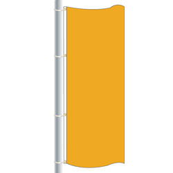 Nylon Gold Drape Flag | FlagandBanner.com