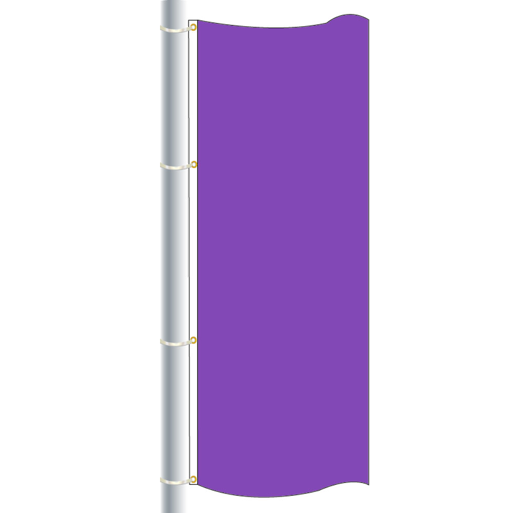 Nylon Lavender Drape Flag | FlagandBanner.com