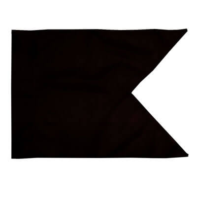 Black Standard Guidon (20 in. x 27 in.) | FlagandBanner.com