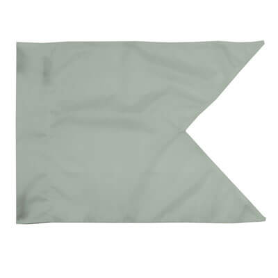 Gray Standard Guidon (20 in. x 27 in.) | FlagandBanner.com