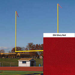 Old Glory Red Polyester Goal Post Streamers (Set of 4) | FlagandBanner.com
