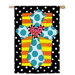 Whimsy Cross Banner | FlagandBanner.com