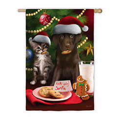 For Santa Only House Banner | FlagandBanner.com