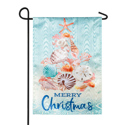 Seashell Tree Moire Garden Banner (13 in. x 18 in.) | FlagandBanner.com