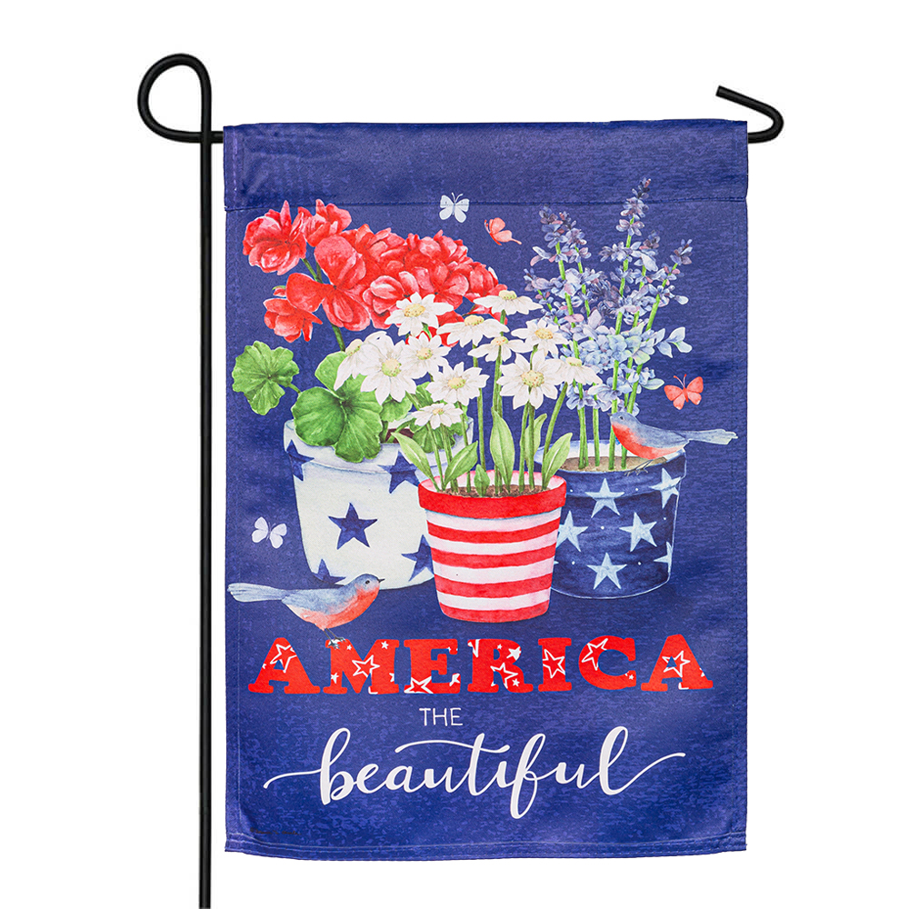 America the Beautiful Suede Garden Banner (13 in. x 18 in ...
