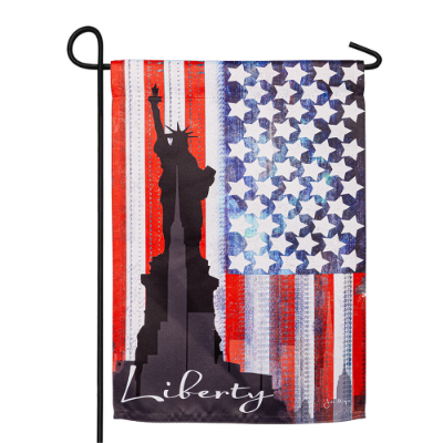 Liberty Statue Reversible Suede Garden Banner (13 in. x 18 in ...