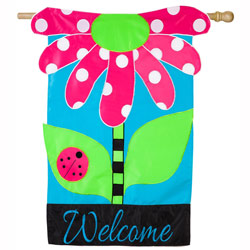 Welcome Daisy Banner | FlagandBanner.com