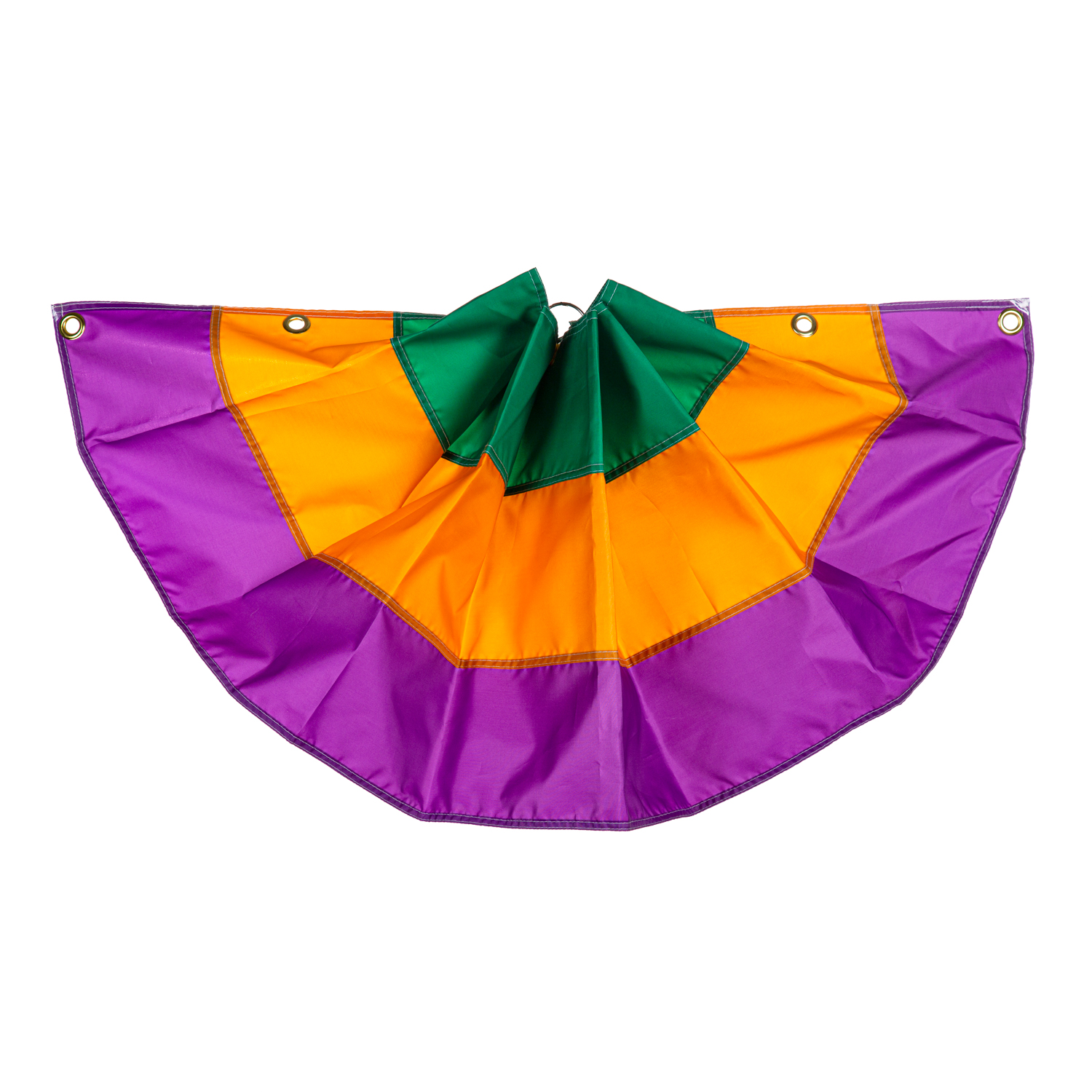 Mardi Gras Full Fan Bunting, Small | FlagandBanner.com
