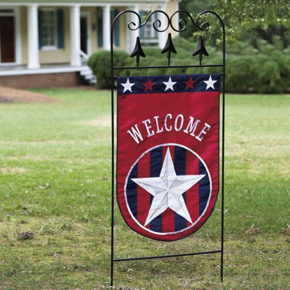 Patriotic Welcome Banner | FlagandBanner.com