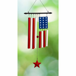 American Flag Wind Chimes | FlagandBanner.com