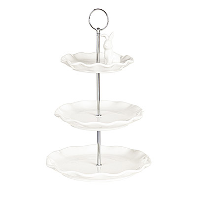 Ceramic Three-Tiered Server | FlagandBanner.com