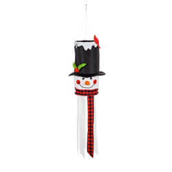 Snowman 3D Windsock | FlagandBanner.com
