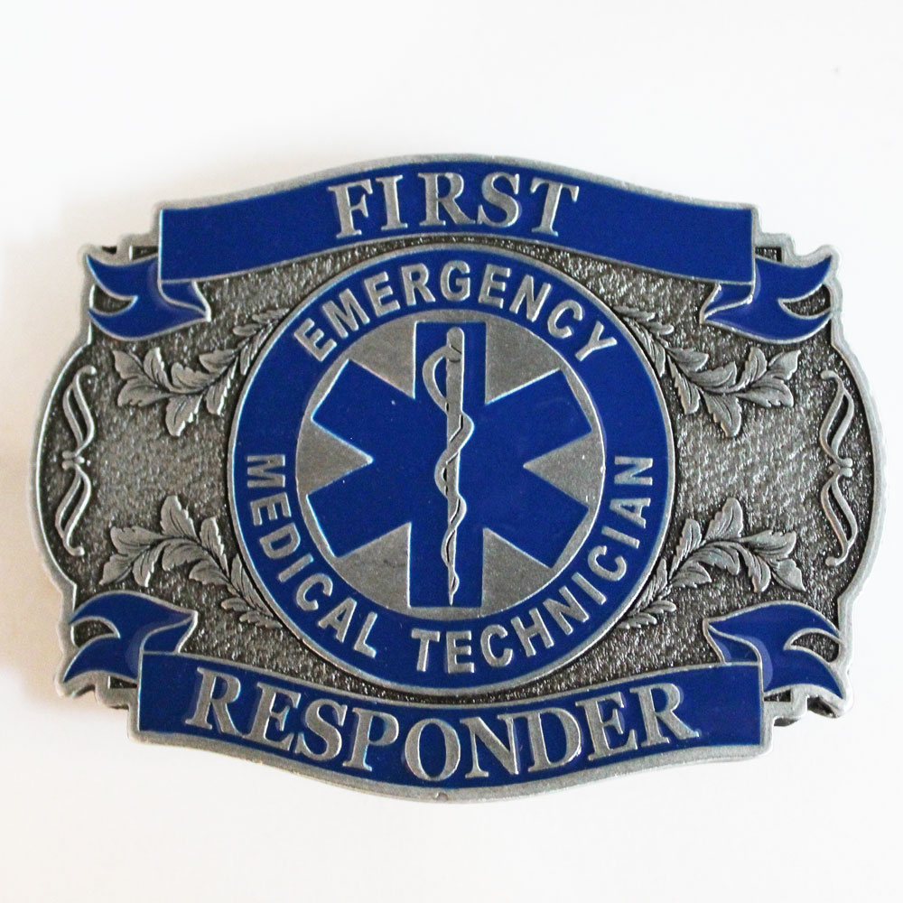 EMT First Responder Belt Buckle | FlagandBanner.com