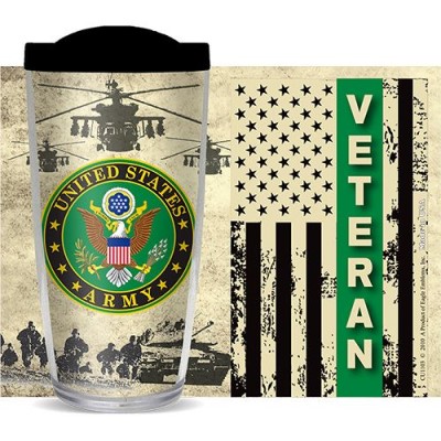 Army Veteran Thermal Cup (16 oz.) | FlagandBanner.com