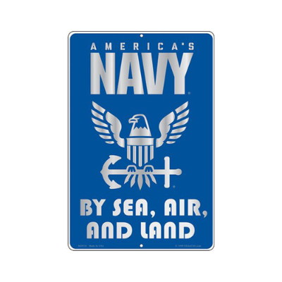 US Navy Sign (12 in. x 18 in.) | FlagandBanner.com