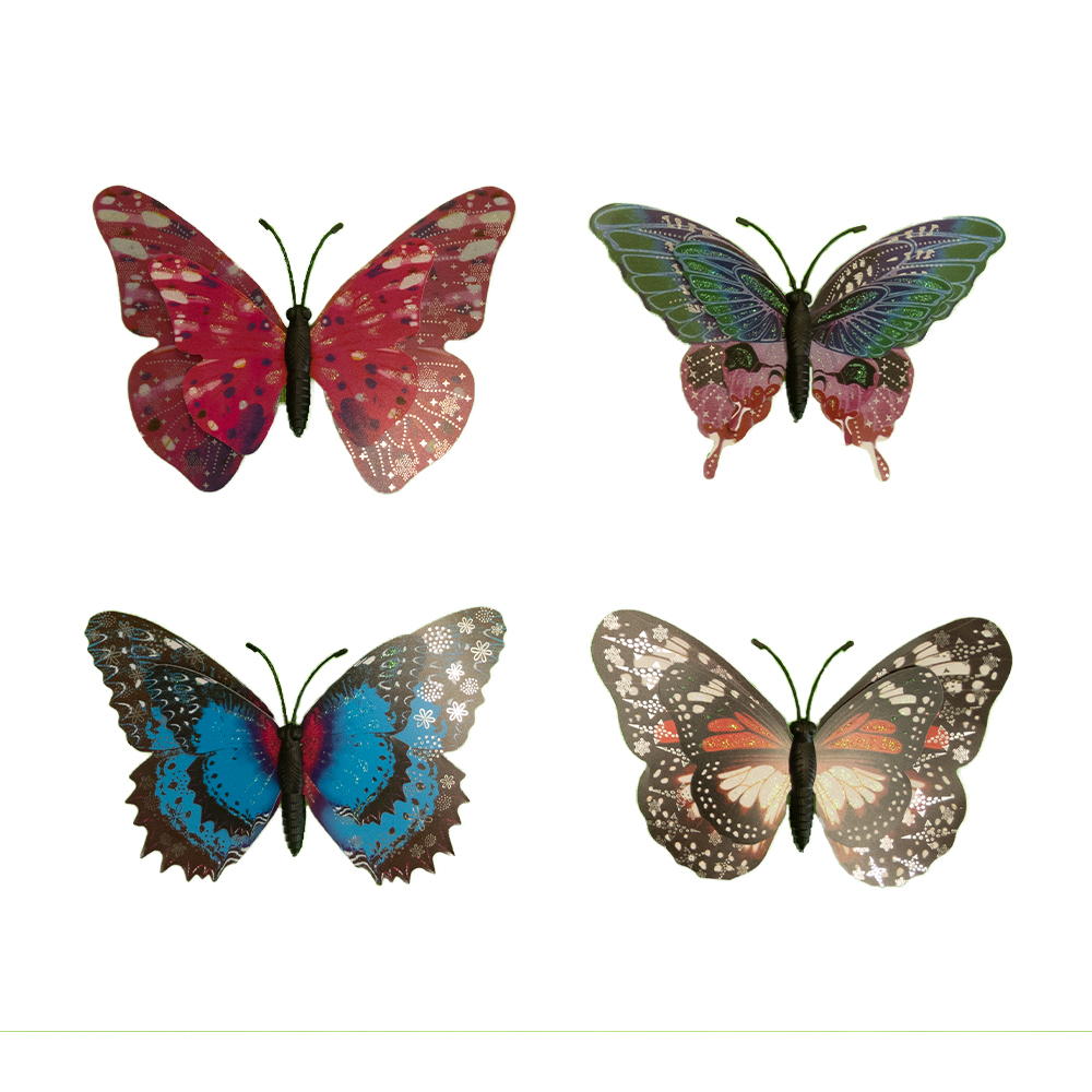 Magnetic Glitter Butterfly (single) | FlagandBanner.com