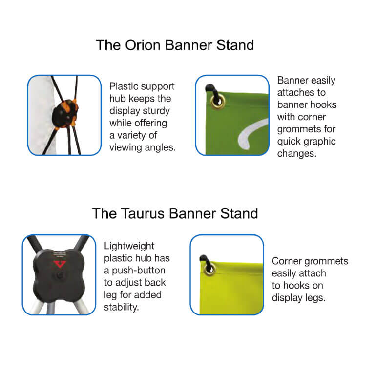 Light Weight Banner Stand | FlagandBanner.com