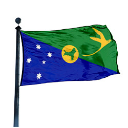 Christmas Island Nylon Flag | Flagandbanner.com
