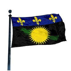 Guadeloupe Nylon Flag (2 ft. x 3 ft.) | FlagandBanner.com