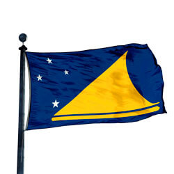 Tokelau Appliqued Nylon Flag 12 in x 18 in. | FlagandBanner.com